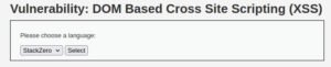 How to exploit DOM XSS on DVWA - StackZero