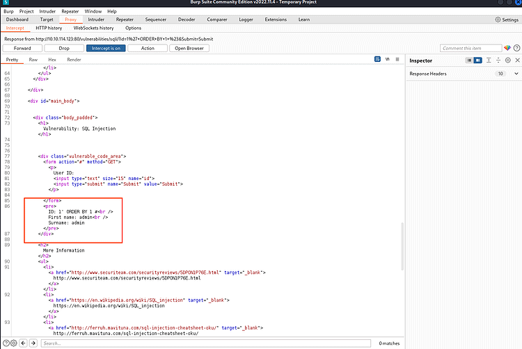Mastering Sql Injection On Dvwa Low Security With Burp Suite A Comprehensive Guide Stackzero